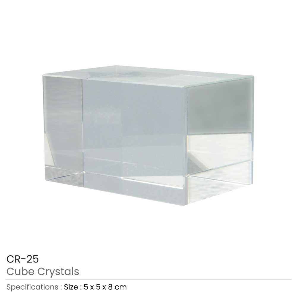 3D Rectangular Crystals | Promotional Gifts Suppliers
