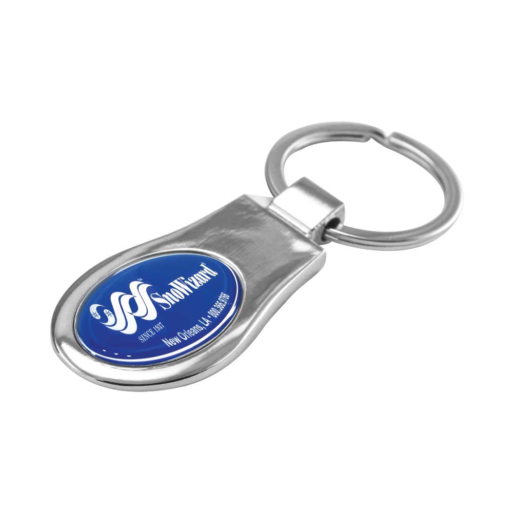 Oval Shaped Metal Keychains | Promotional Gifts Suppliers
