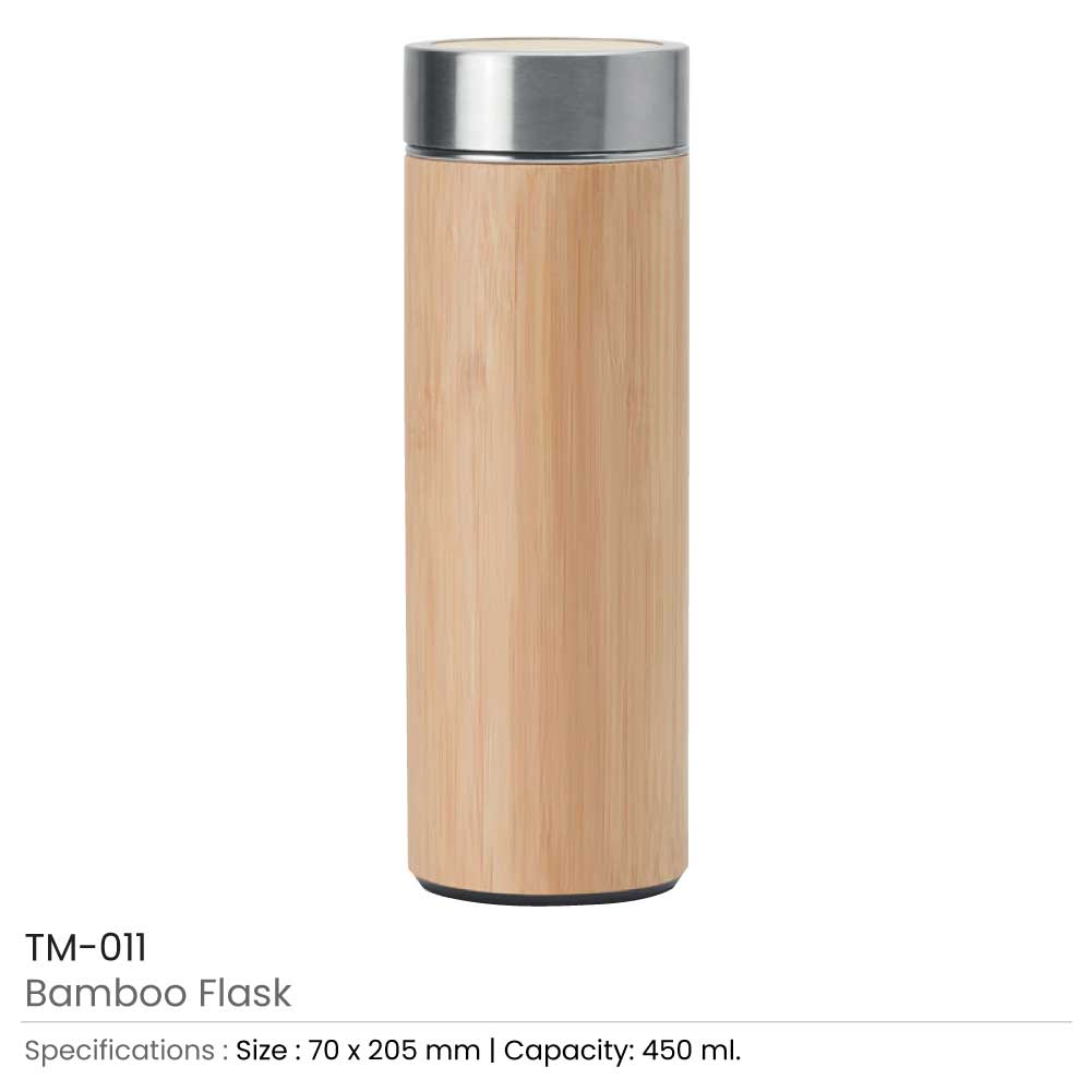 Stainless Steel Water Bottles and Bamboo Flask | Promotional Gifts ...