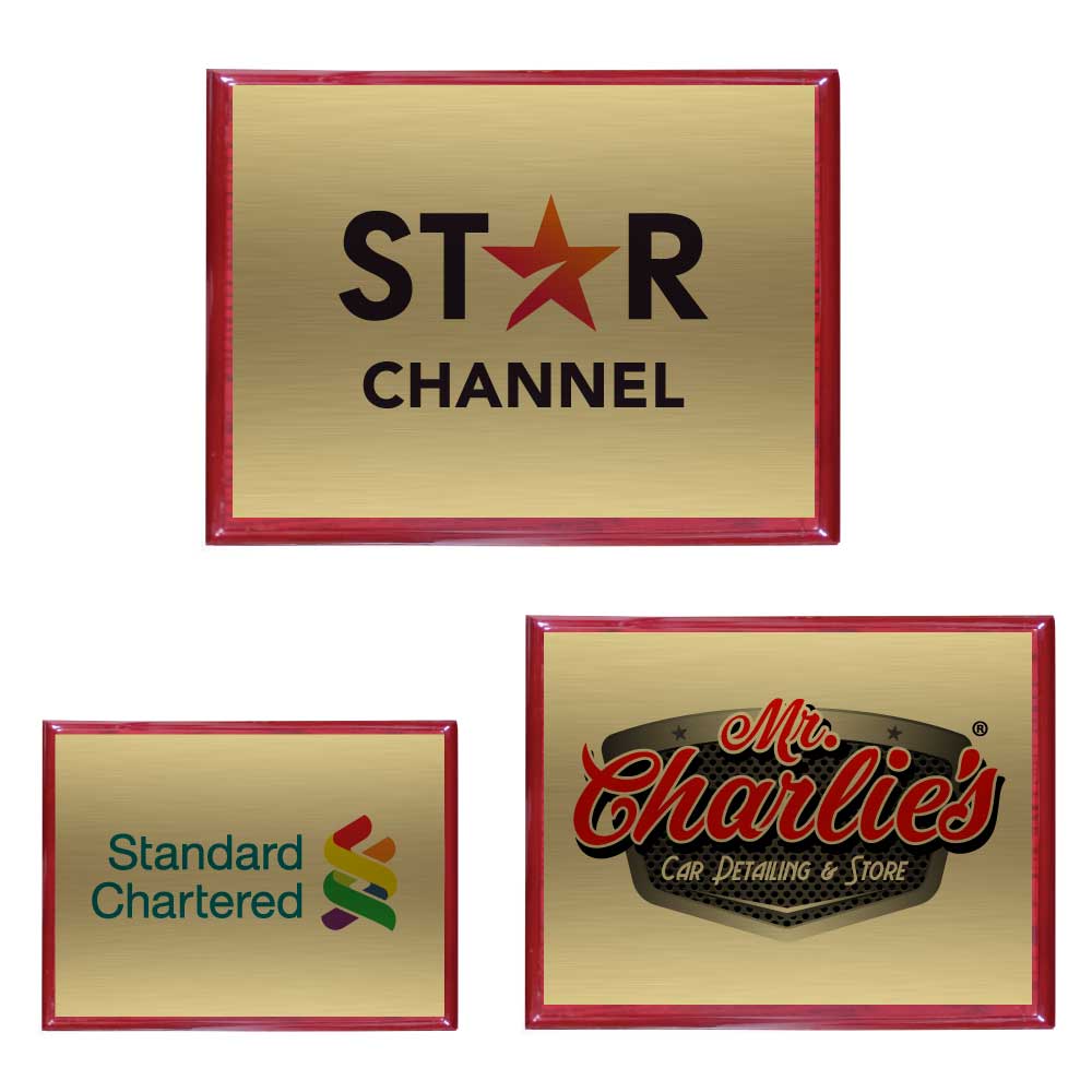 Branded Wooden Plaques Horizontal with Box | Promotional Gifts Suppliers