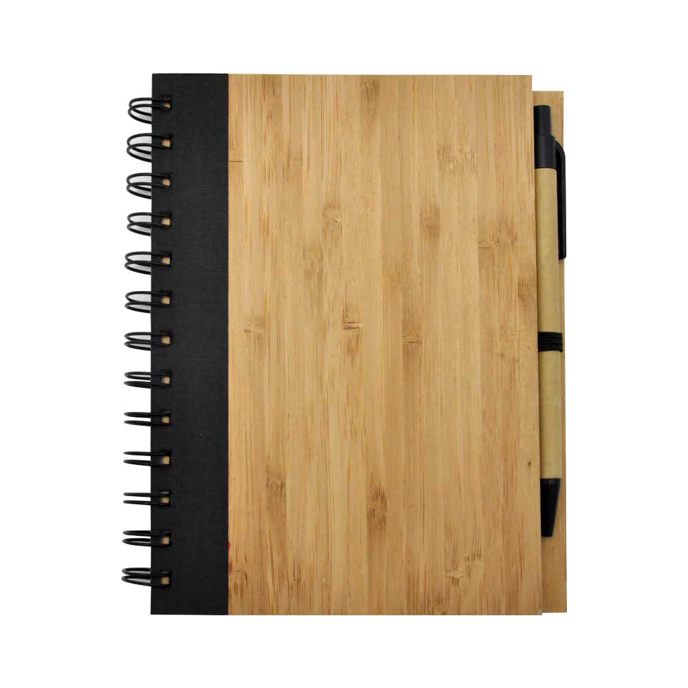 Bamboo Notebook with Pen | Promotional Gifts Suppliers