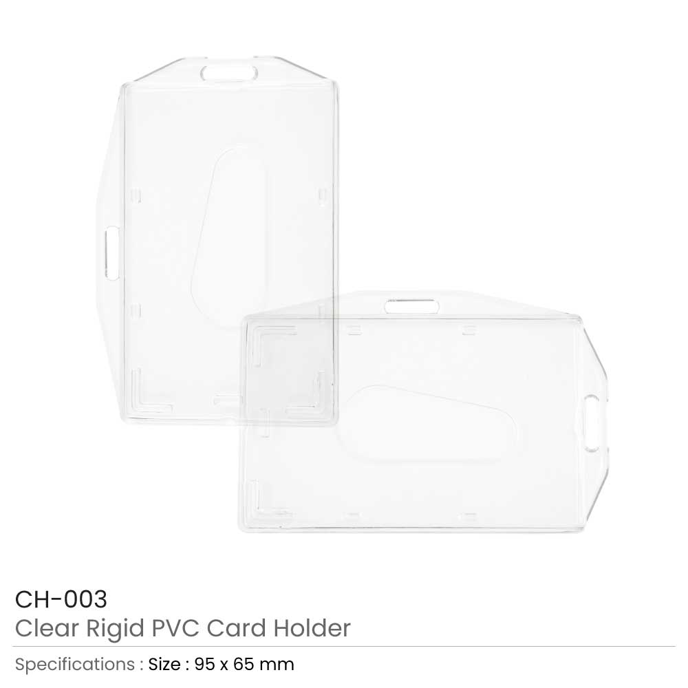 Clear Plastic PVC Card Holder | Promotional Gifts Suppliers