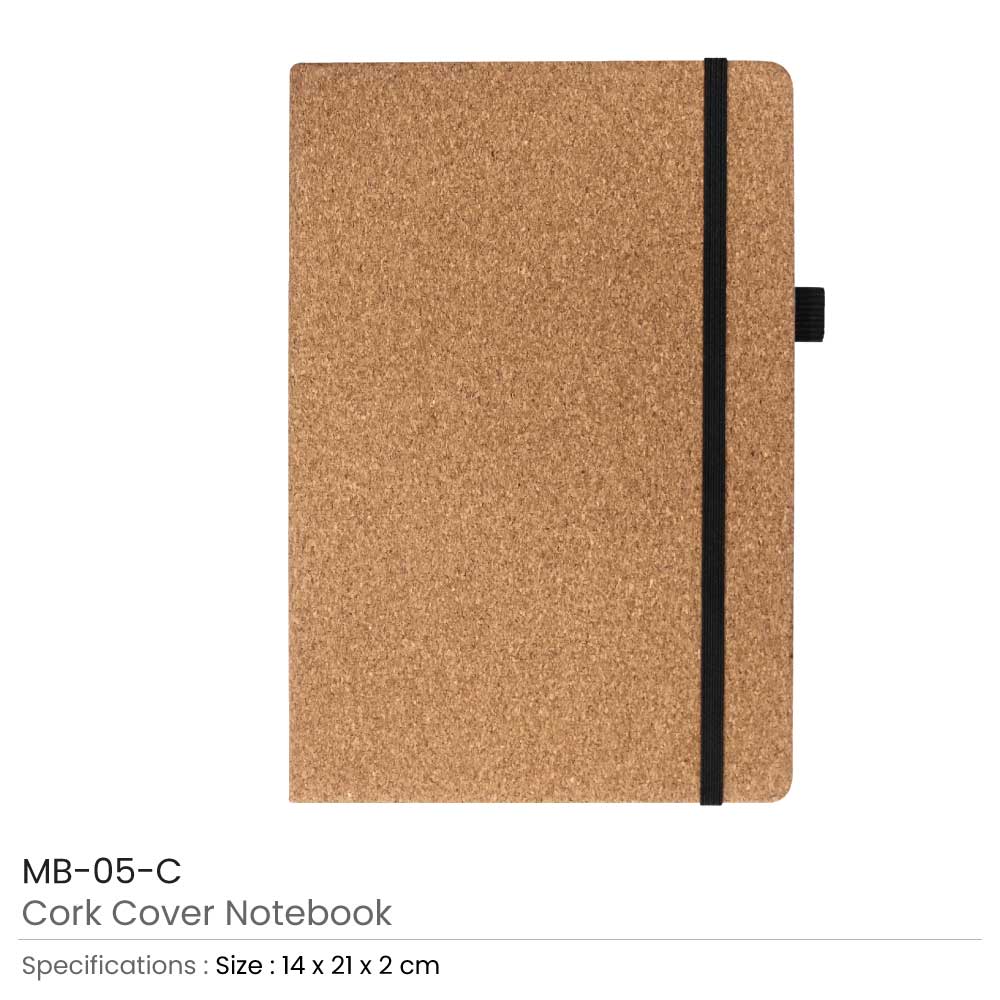 Cork Cover Notebooks | Promotional Gifts Suppliers