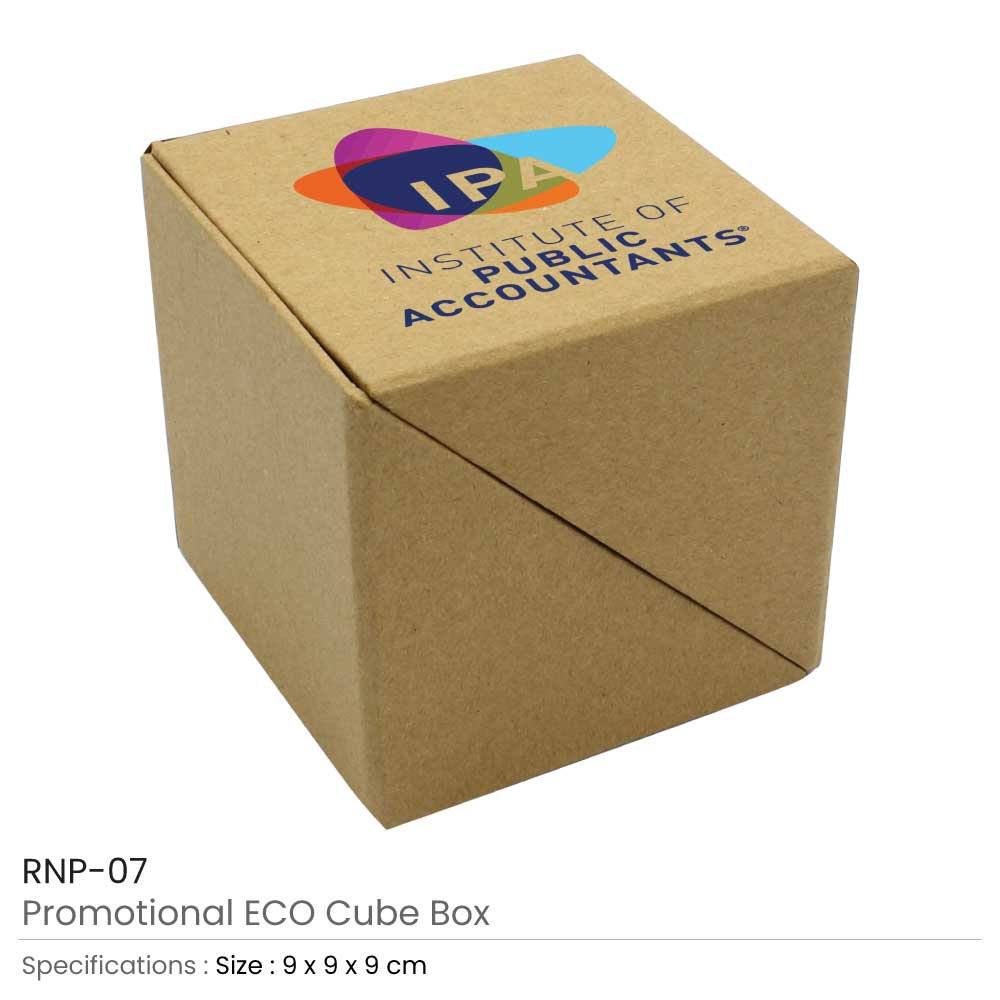 ECO Paper Cube Box | Promotional Gifts Suppliers