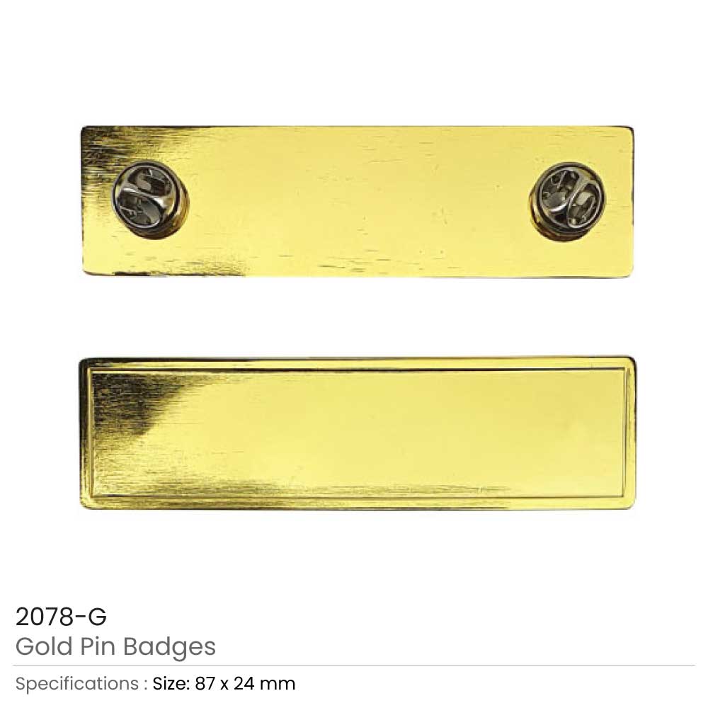 Gold Pin Badges | Promotional Gifts Suppliers