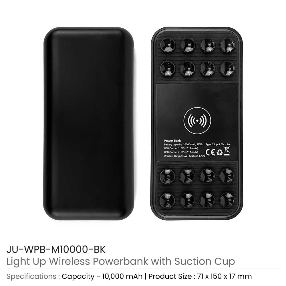 Light Up Wireless Powerbank | Promotional Gifts Suppliers