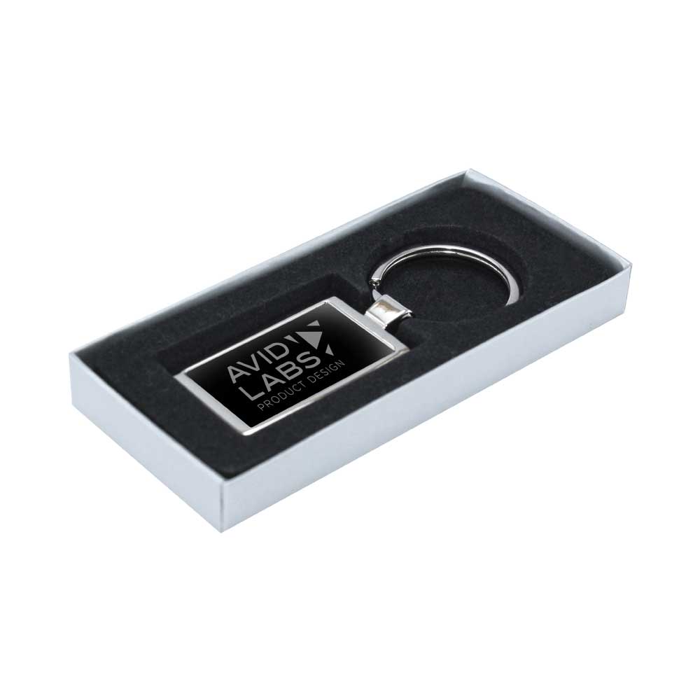 Rectangular Metal Keychains | Promotional Gifts Suppliers