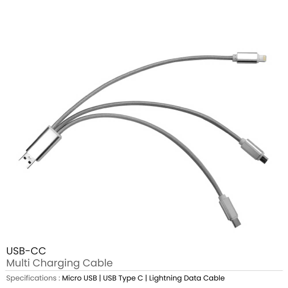 Multi Charging USB Cables | Promotional Gifts Suppliers