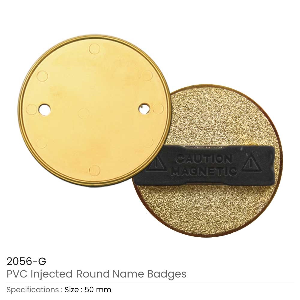 PVC Injected Round Badges | Promotional Gifts Suppliers