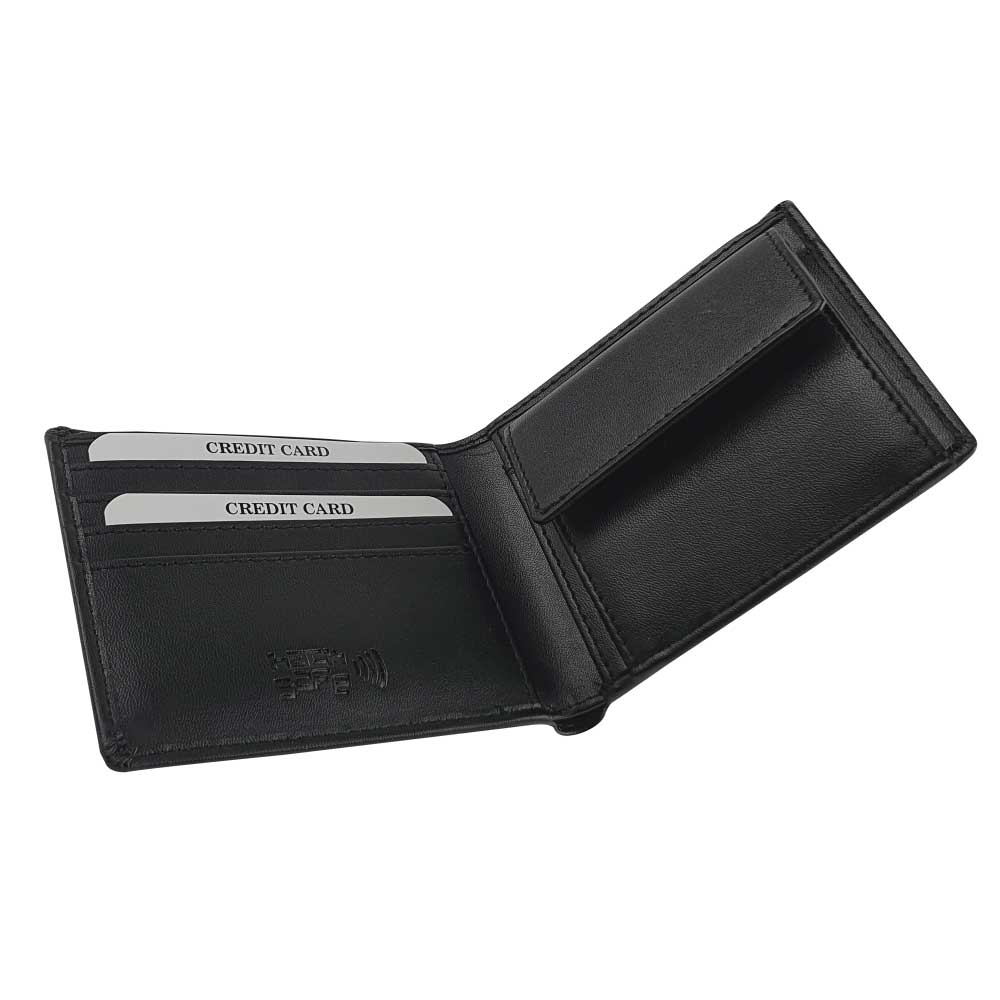 RFID Protected BI-fold Coin Wallets | Promotional Gifts Suppliers