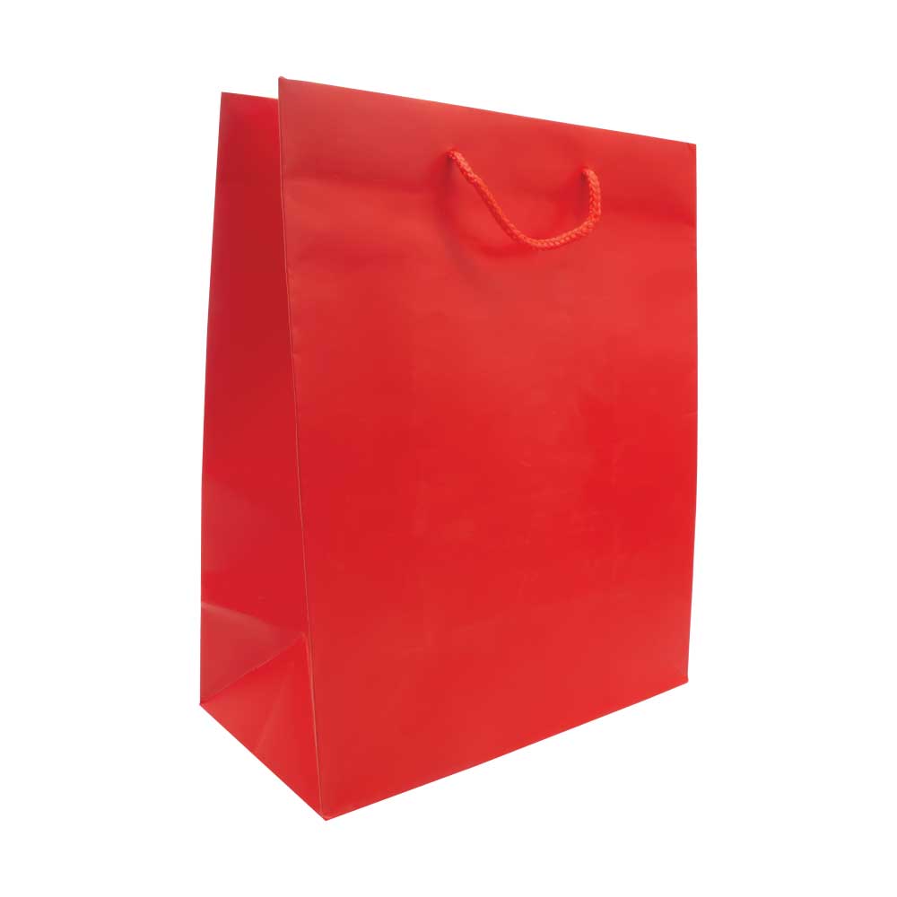 A3 Vertical Red Paper Shopping Bags | Promotional Gifts Suppliers