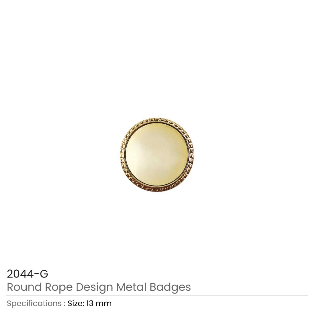 Round Rope Design Logo Badges | Promotional Gifts Suppliers