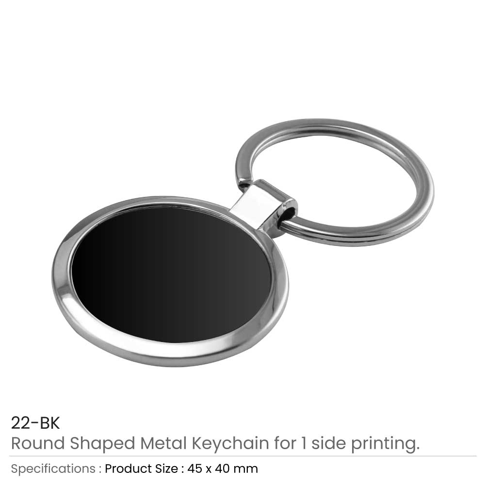 Round Shaped Metal Keychains | Promotional Gifts Suppliers