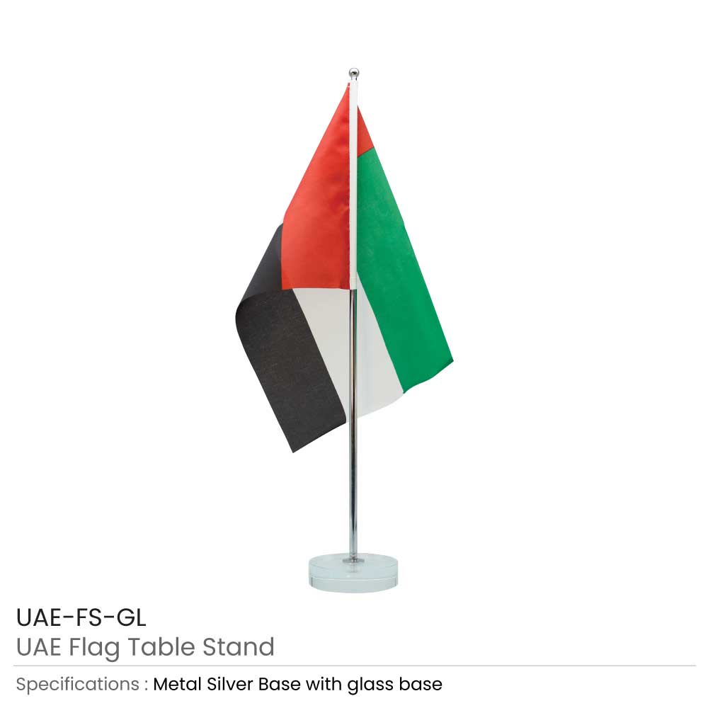 UAE Flag Stands | Promotional Gifts Suppliers