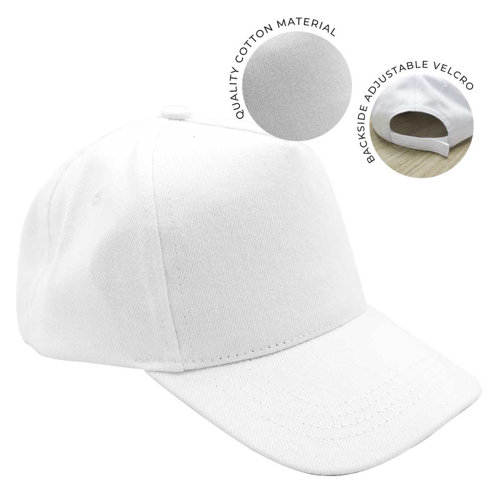 White Cotton Caps | Promotional Gifts Suppliers