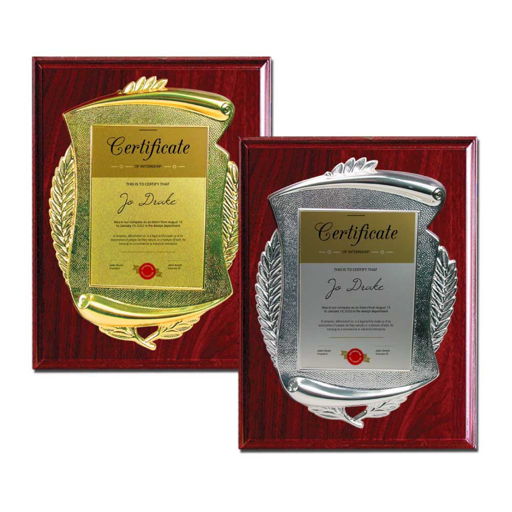 Wooden Plaques with Spanish Plate | Promotional Gifts Suppliers