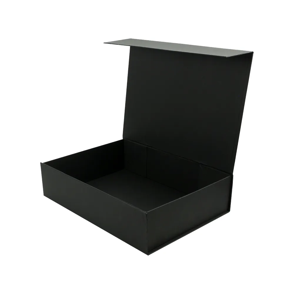 Black Plain Gift Box A3 Size with Magnetic Closure | Promotional Gifts ...