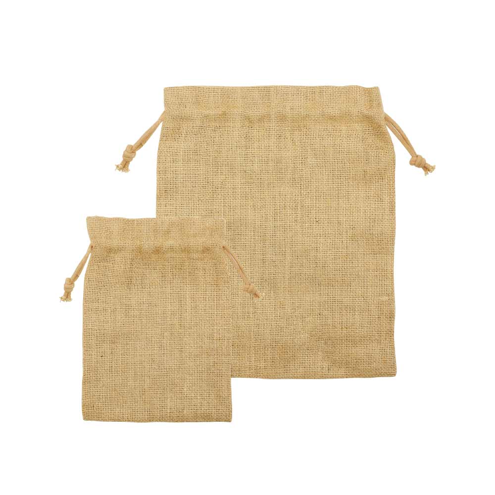 Jute Drawstring Pouches in A4 and A5 Size | Promotional Gifts Suppliers